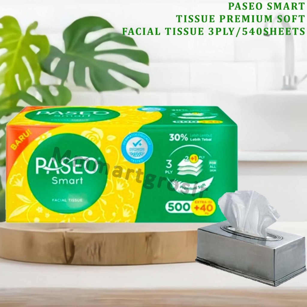 Jual Tissue Paseo / Tissue Wajah / Facial Tissue / 540 Sheets 3Ply ...