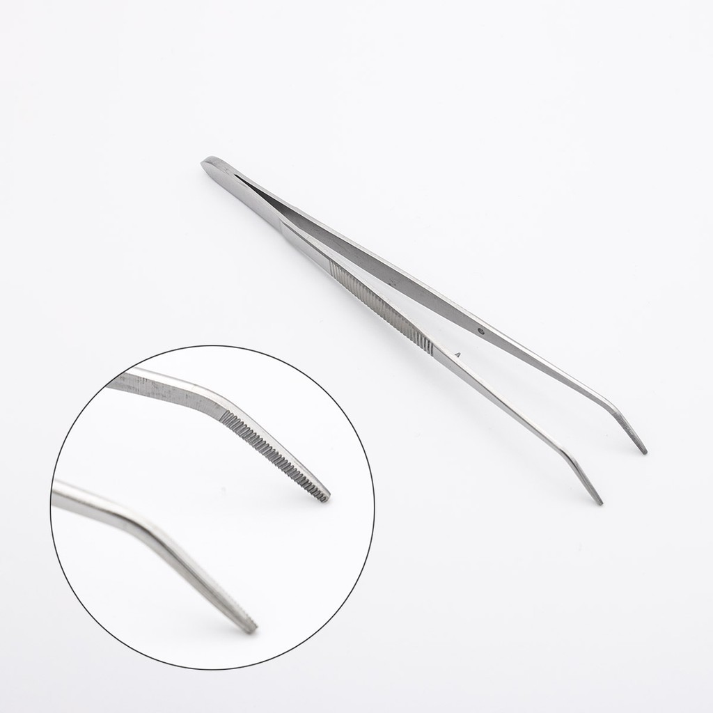 Jual Dental Cotton Dressing Plier Tweezers Self Locking Pinset ortho ...