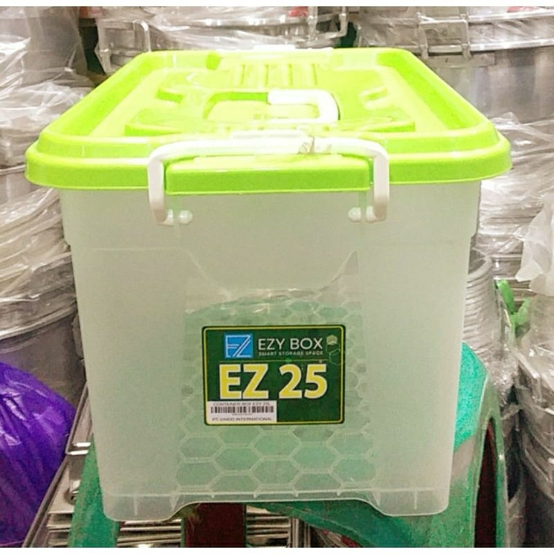 Jual Container box 25liter + gagang - Box container kapasitas 25Liter ...