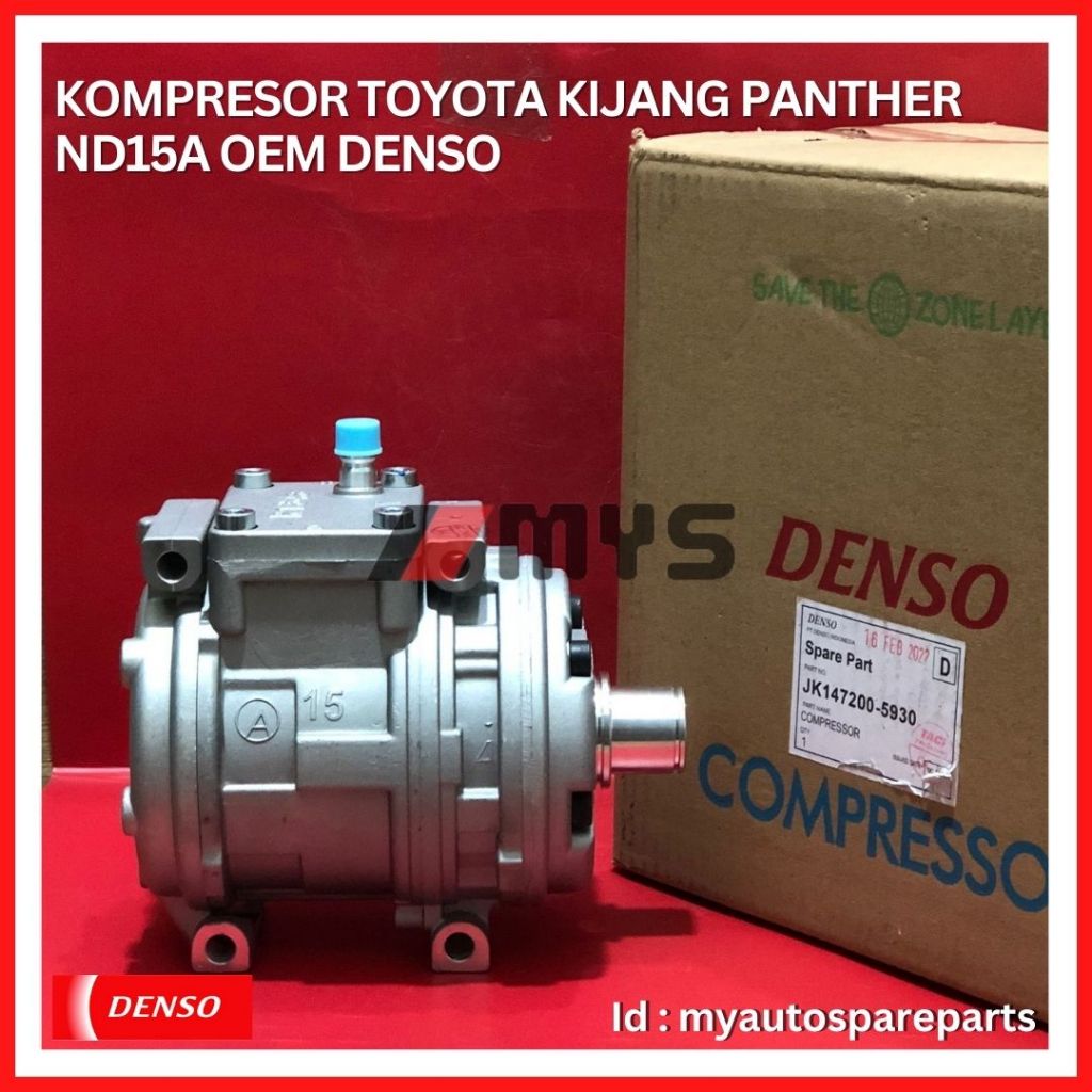 Jual COMPRESSOR AC Mobil Toyota Kijang Kapsul Panther 15a KOMPRESOR OEM ...