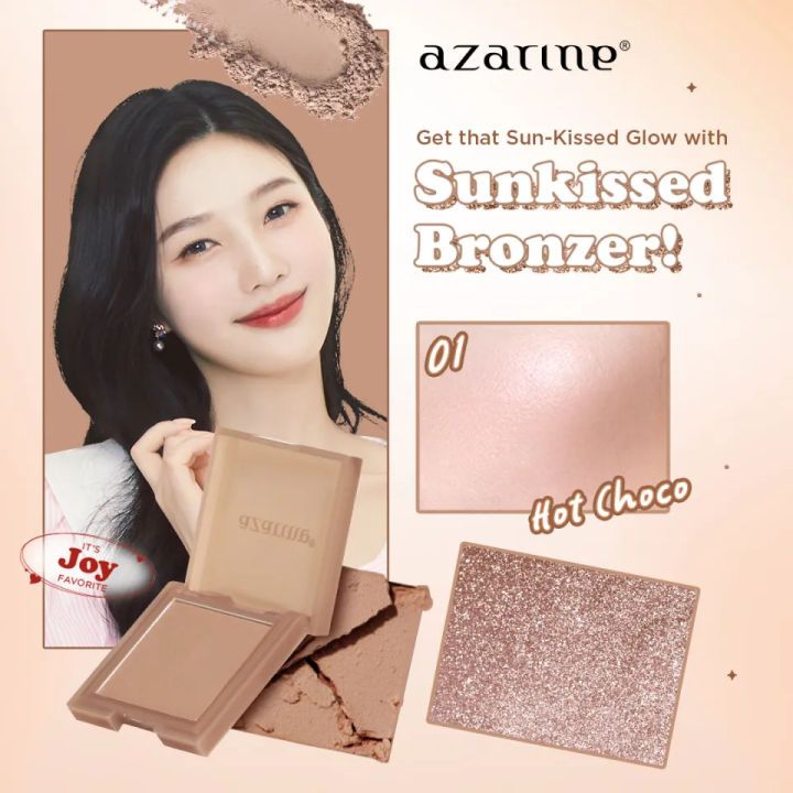 Jual Azarine Get Sunkissed! Bronzer Powder Contour | Shopee Indonesia