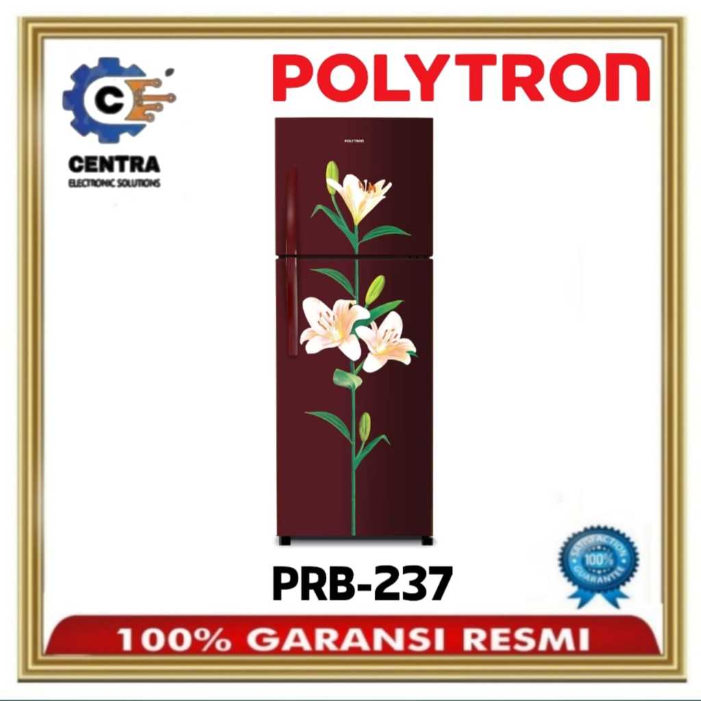 Jual KULKAS POLYTRON PRB 237 / PRB237 POLYTRON KULKAS 2 PINTU NEW ...