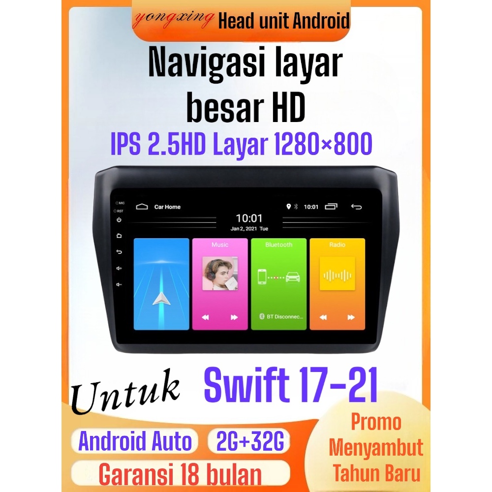 Jual Yong Xing Head Unit Android Untuk Suzuki Swift 10-22 Penerima Navigasi & Penerima AV ...