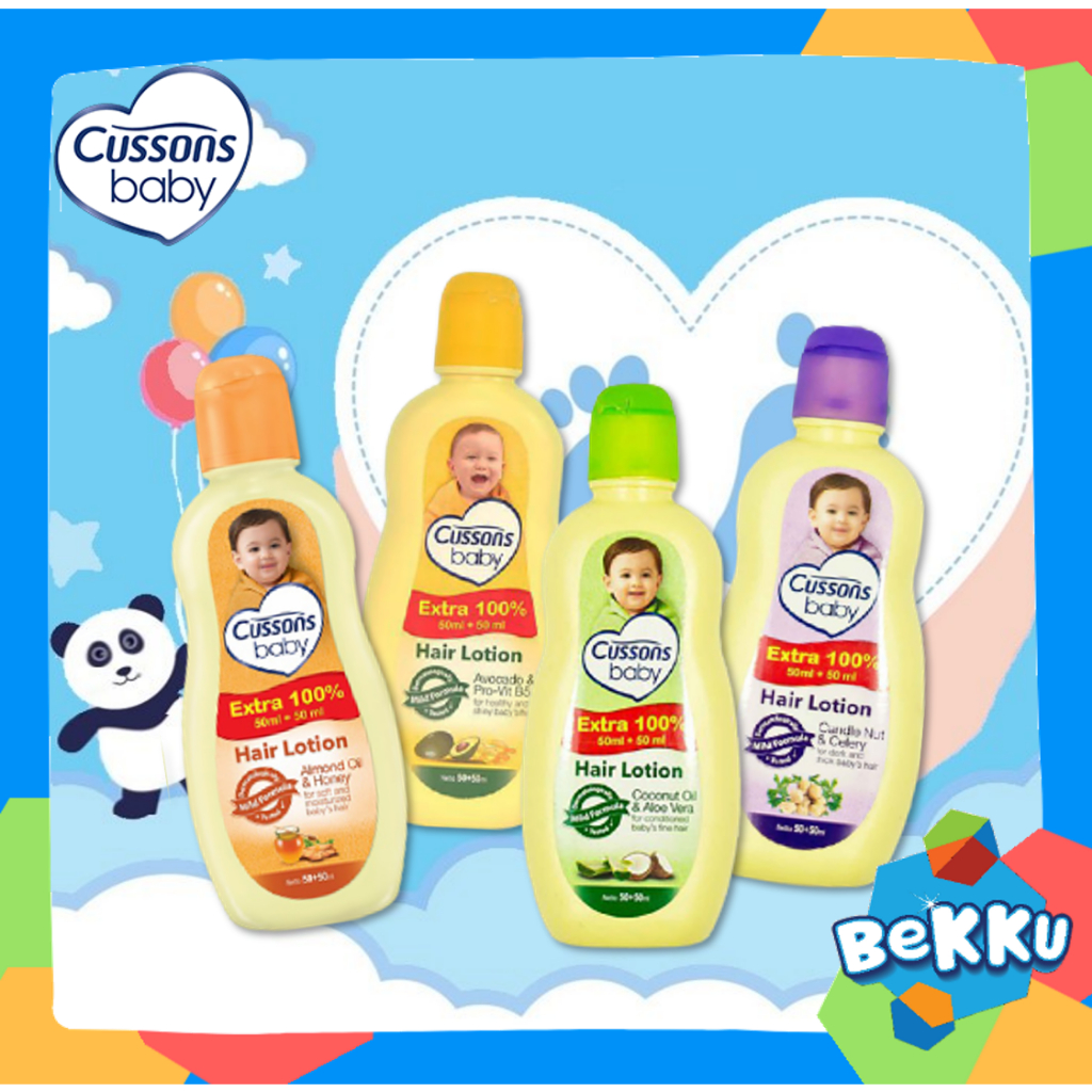 Jual Cussons Baby Hair Lotion 50ml + 50ml | Minyak Rambut Bayi ...