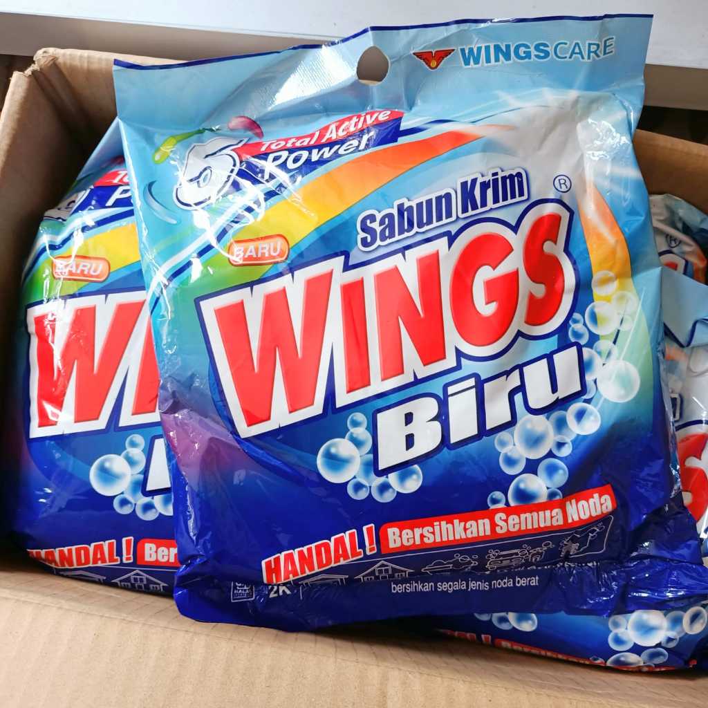 Jual Wings Biru Sabun Krim Colek WB2K 1850gr Anti Noda kemasan JUMBO 1 ...