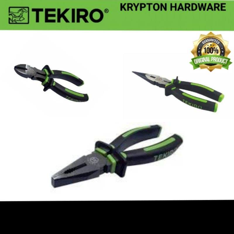 Jual tekiro tang kombinasi / potong / lancip heavy duty (100% original) | Shopee Indonesia