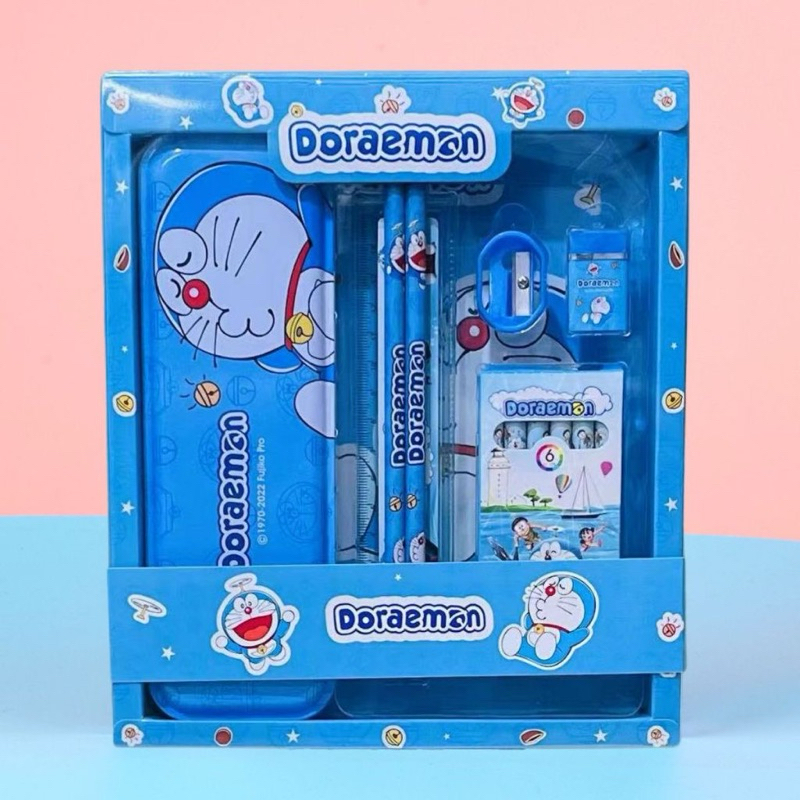 Jual Set Alat Tulis Doraemon / Kotak Pensil Doraemon / Tempat Pensil ...