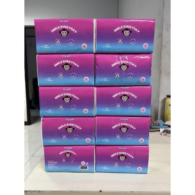Jual (Paket 15 Pcs) Tisu Tita Soft 180 Sheet / 2ply - Tissue Facial ...