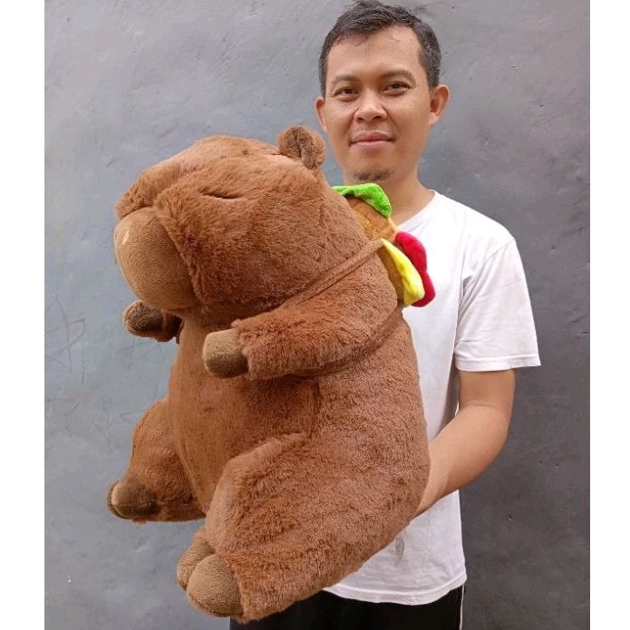Jual Boneka CAPYBARA Jumbo Halus Lembut Kapibara Lucu | Shopee Indonesia