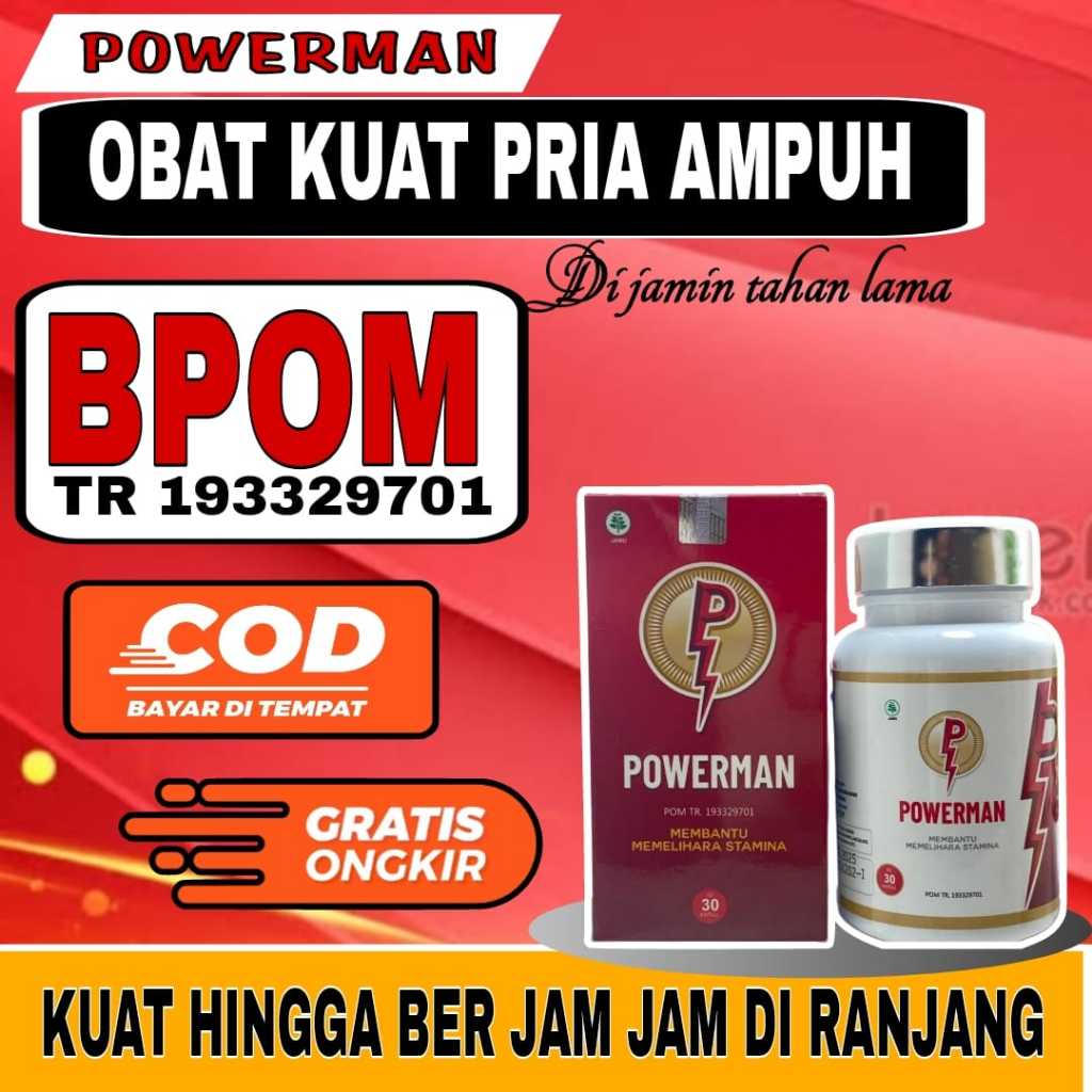 Jual OBAT Power Man HERBAL BPOM 100% ORIGINAL | Shopee Indonesia