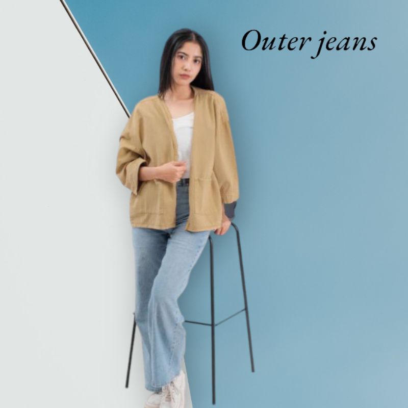 Jual OUTER LISA || OUTER DENIM || OUTER JEANS || OUTER WANITA || OUTER ...