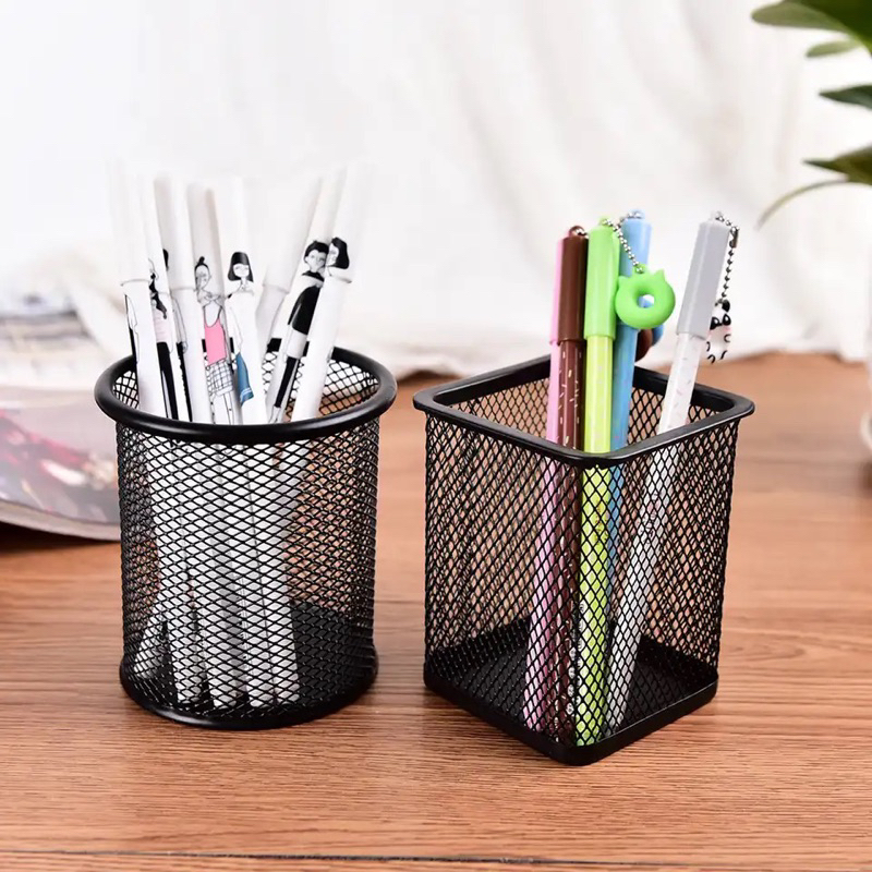 Jual HD Pen Stand Besi/ Pen Holder/ Pen Organizer/ Tempat Pen/ Desk ...
