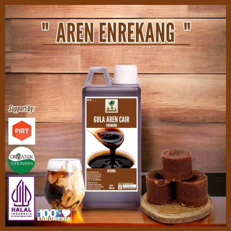 Jual Gula aren cair PREMIUM organik khas Enrekang 1000ml | Shopee Indonesia