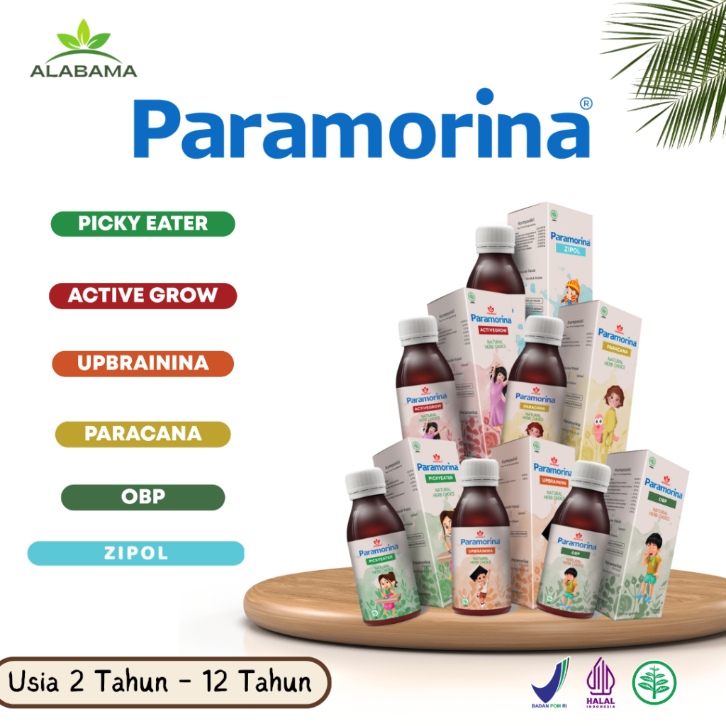 Jual PARAMORINA 5 BOTOL - Madu Kesehatan Anak - Bebas Pilih Varian ...