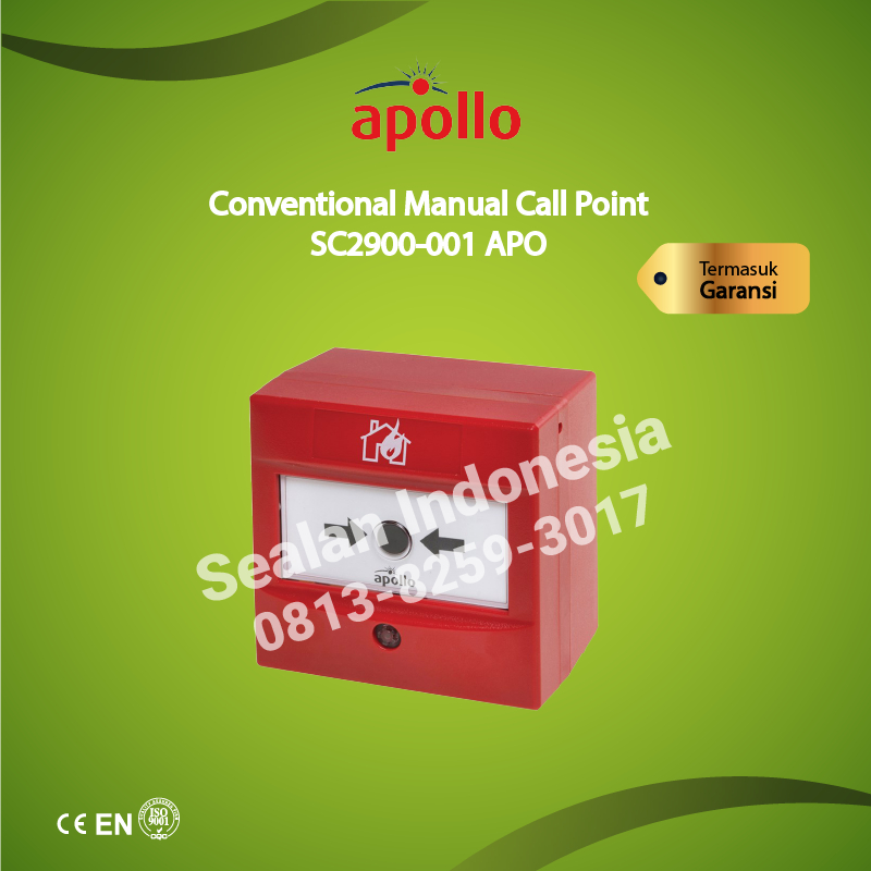 Jual Apollo Conventional Manual Call Point SC2900-001APO | Shopee Indonesia