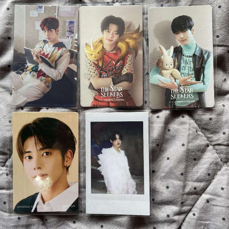 Jual Photocard Instant Photo Official TXT Tomorrow X Together Yeonjun Soobin Beomgyu Taehyun ...