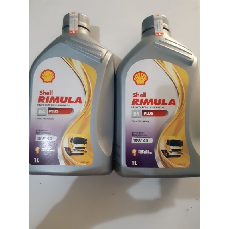 Jual Shell Rimula R4 Plus 15w 40 1L Original | Shopee Indonesia