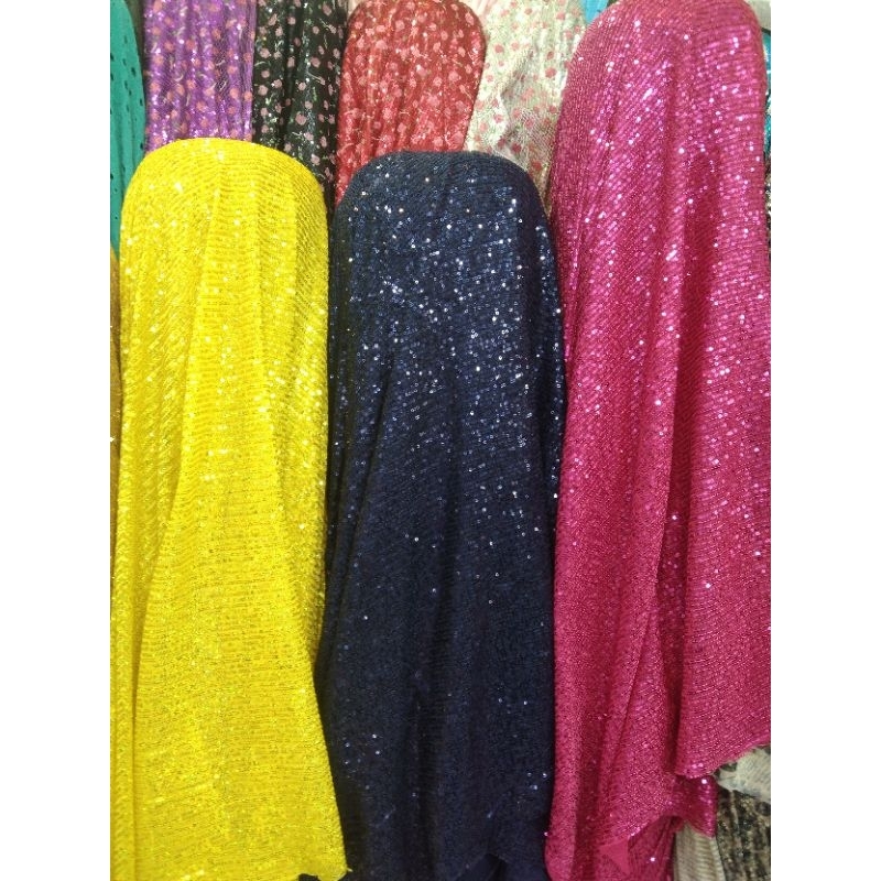 Jual KAIN SEQUIN FULL STREET premium | Shopee Indonesia