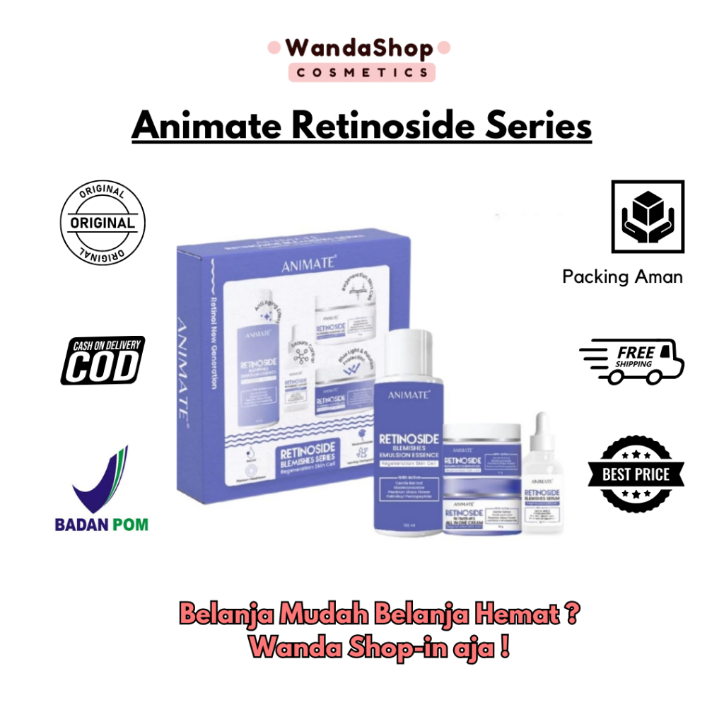 Jual Animate Retinoside Series 4in1 ( Emulsion Essence/Blemishes Serum ... Jual Animate Retinoside Series 4in1 ( Emulsion Essence/Blemishes Serum ...