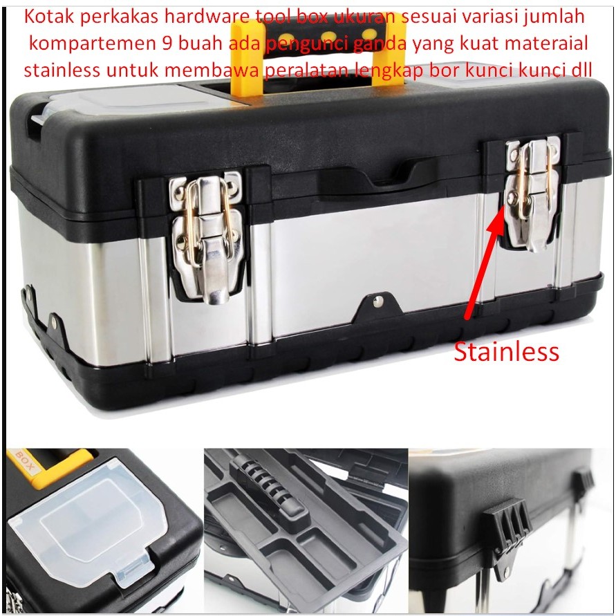 Jual Kotak perkakas hardware tool box ukuran sesuai variasi jumlah ...