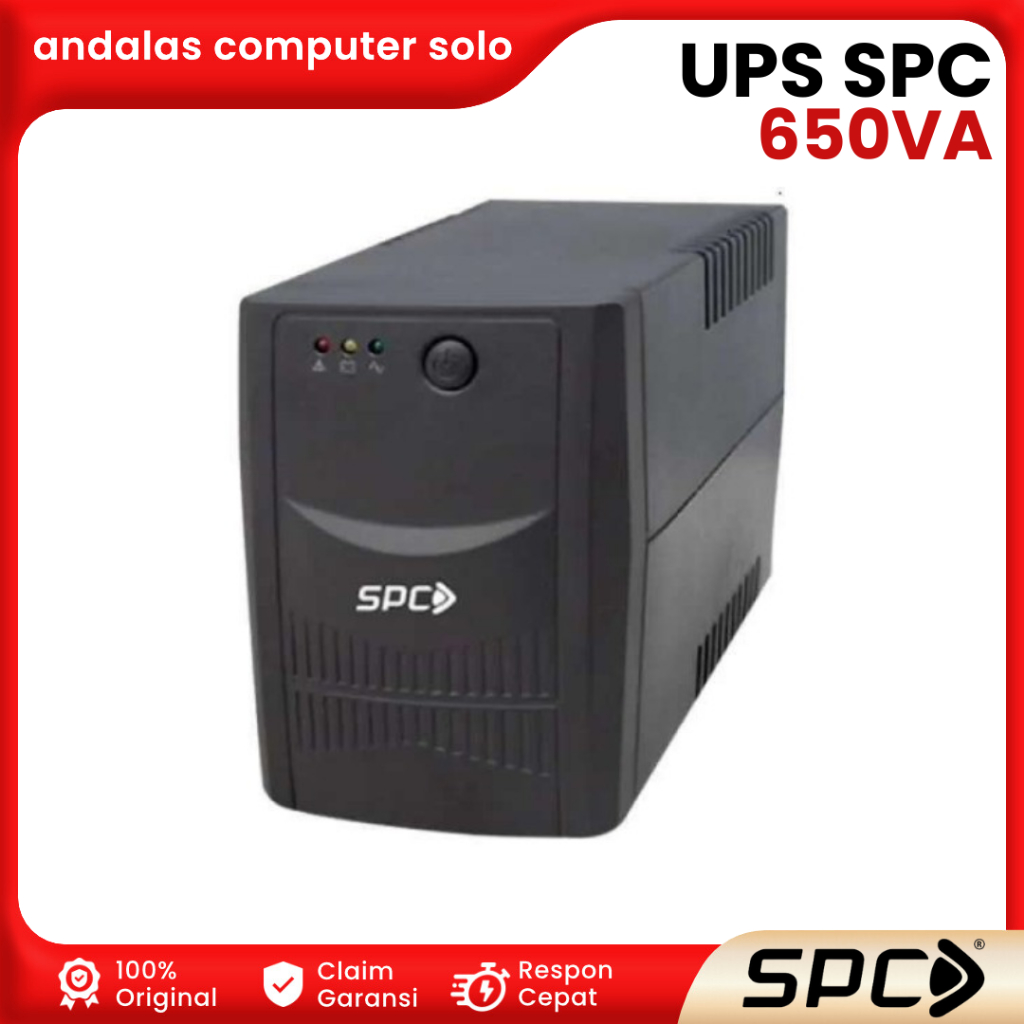 Jual UPS STABILIZER SPC 650VA SMART PRO PENYIMPANAN DAYA LISTRIK PC ...