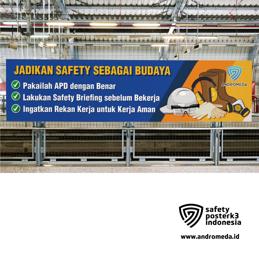 Jual Spanduk Banner Slogan Safety HSE EHS K3 Bulan _ APD PPE | Shopee ...