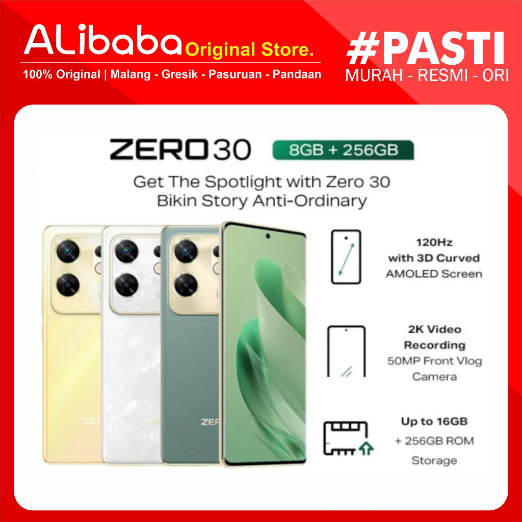 Jual Infinix Zero 30 8/256GB Helio G99 Curved Screen Amoled Garansi ...