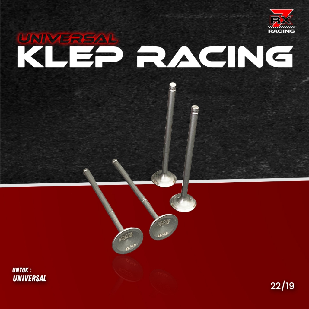 Jual Klep 22 19mm 23 20mm 22 25mm 25 28mm Batang 45mm Rx7 Racing ...