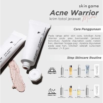 Jual [ NEW BPOM ] Skin Game Acne Warrior / Cloud Sunscreen SPF 50 PA ...