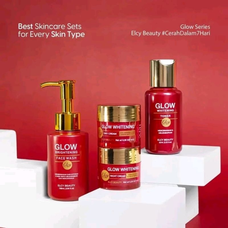Jual (Ecer) ELCY BEAUTY BPOM GLOW ORIGINAL Kemasan Terbaru Sesuai ...