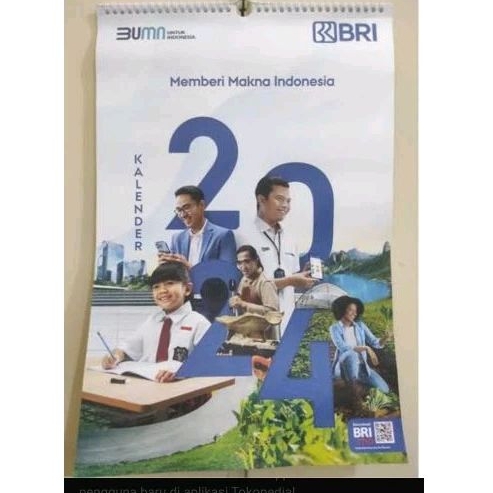 Jual Kalender gantung dinding BRI 2024 calendar | Shopee Indonesia