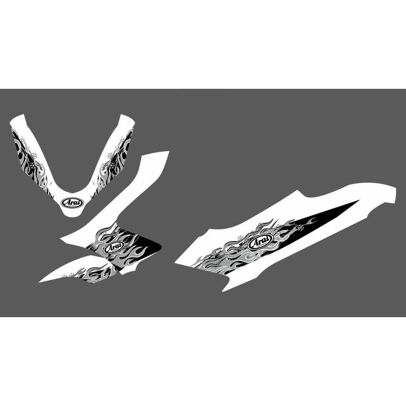 Jual STRIPPING STICKER HONDA PCX 150 MOTIF COSTUM ARAI API TRANSPARAN ...