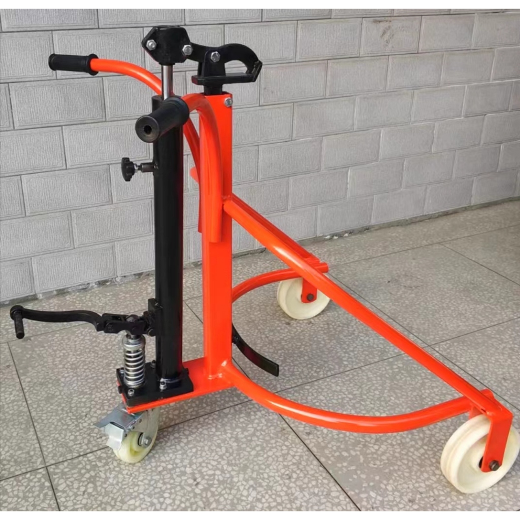 Jual Hand Drum Pallet / Hand Lift / Drum Truck 350kg x 20cm | Shopee ...