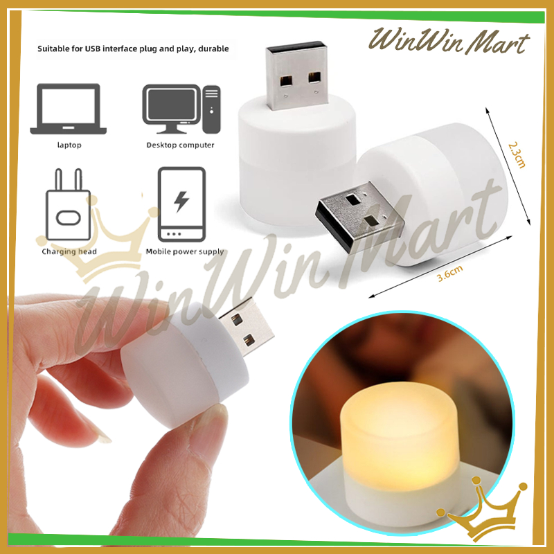 Jual Lampu Tidur Mini Portable Travel Lampu Baca Kecil/Portable usb light led Tidur/lampu tidur ...