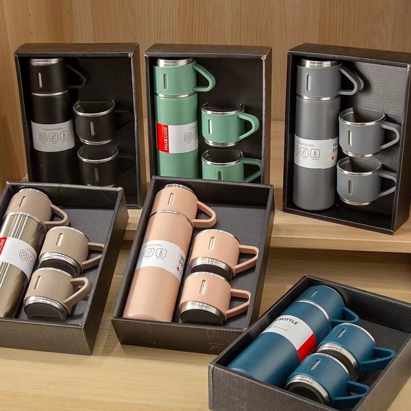 Jual VACUM FLASK SET GIFT BOX HAMPERS 500ml / TUMBLER BOTOL MINUM SET ...