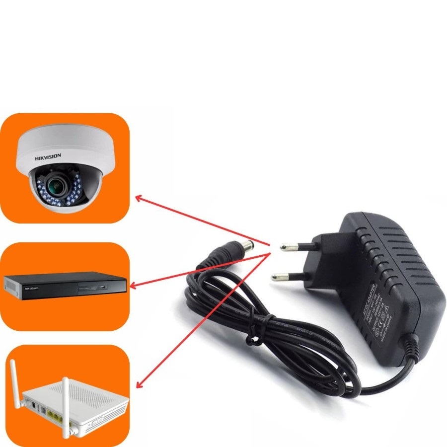 Jual Adaptor 12 Volt 2 A untuk CCTV Router Modem dll | Shopee Indonesia