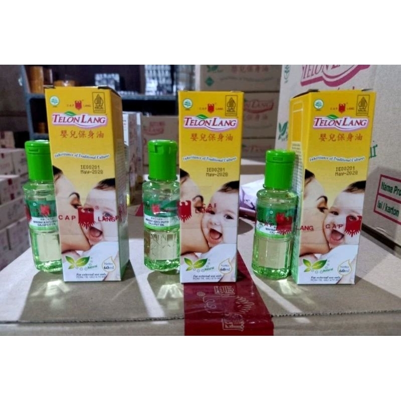 Jual Minyak Telon Lang (60)ml Gratis Minyak Kayu Putih (30)ml | Shopee Indonesia