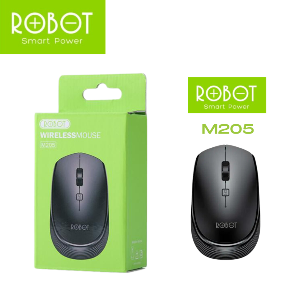 Jual Mouse Robot M205 Wireless Optical 2.4ghz 16000 MOUSE ROBOT M205 | Shopee Indonesia