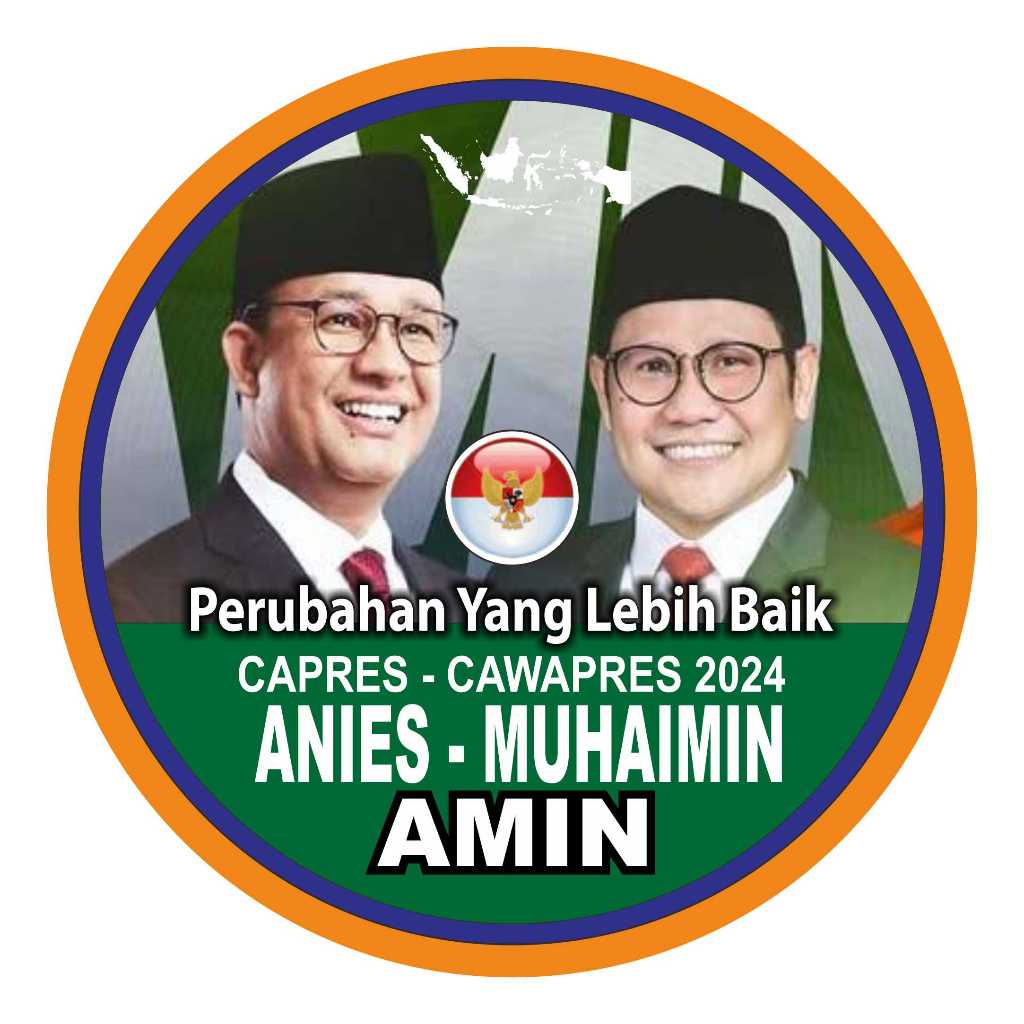 Jual STIKER PILKADA. bulat 10 cm. Cocok ditempel di kaca mobil. Anti ...