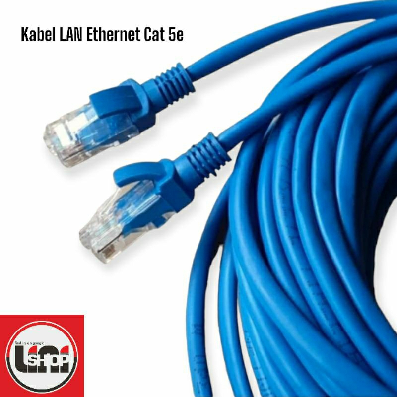 Jual Kabel Lan Ethernet Internet kabel Lan UTP Cat 5e Langsung Pakai ...