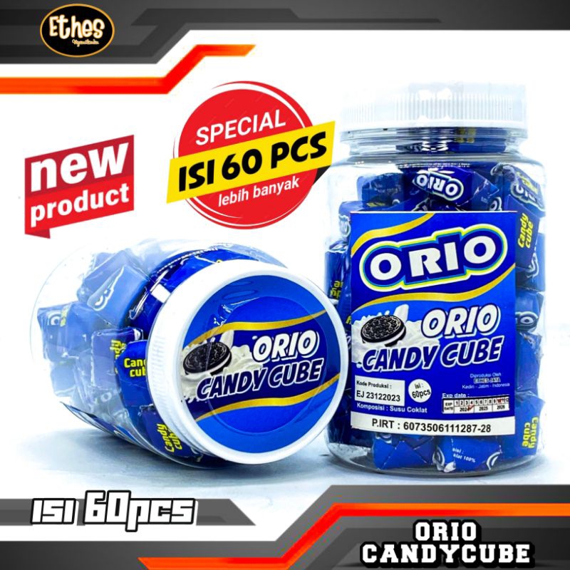 Jual PERMEN ORIO CANDYCUBE isi 60pcs | Shopee Indonesia