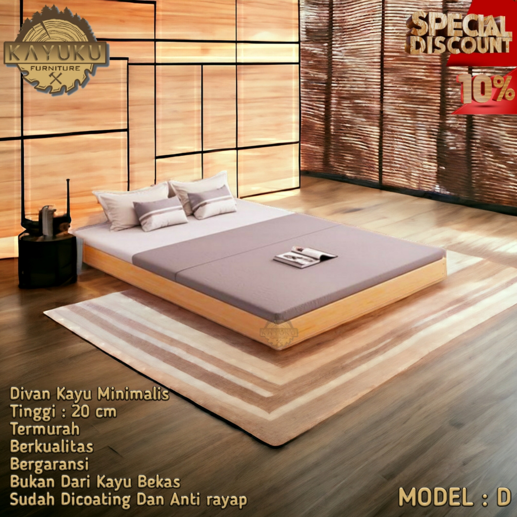 Jual Divan 160x200 dll minimalis kayu ranjang tempat tidur dipan kayu ...