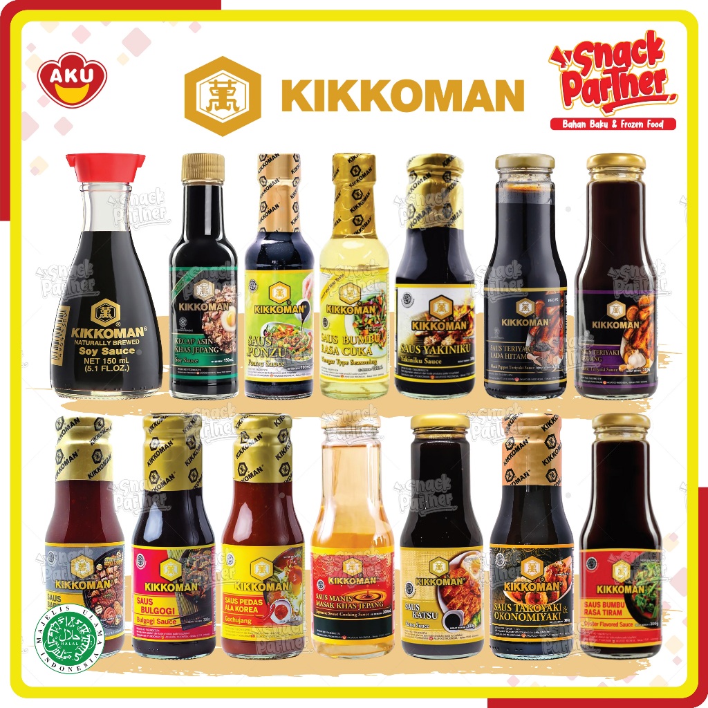 Jual KIKKOMAN Sauce - Saos Saus Soy Sauce Kecap Asin Jepang Shoyu ...