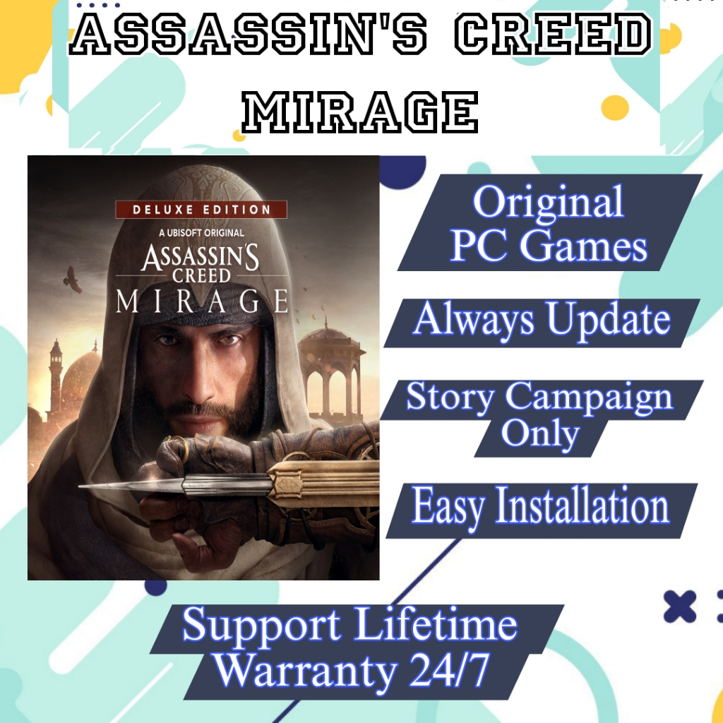 Jual ASSASSINS CREED MIRAGE DELUXE EDITION PC ORIGINAL | Shopee Indonesia