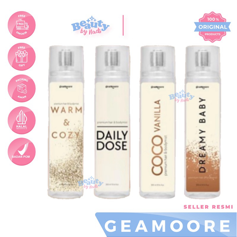 Jual BEAUTYBY.NADS | GEAMOORE HAIR AND BODY MIST PARFUME GENTONG PARFUM PERFUME HAIR AND ...