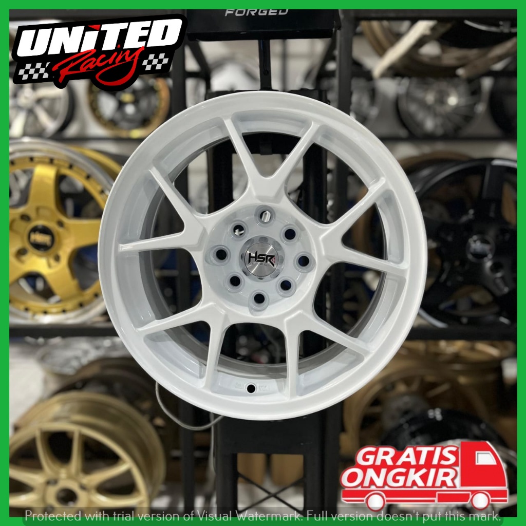 Jual VELG MOBIL RALLY LOOK RING 15 PUTIH UNTUK AGYA MIRAGE BRIO DATSUN GO R15 HSR AWARA WHITE ...