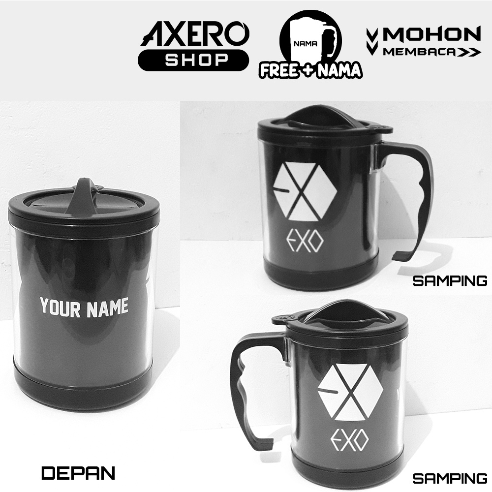 Jual Tumbler MUG EXO / mug cangkir gelas EXO / Merchandise KPOP / type ...