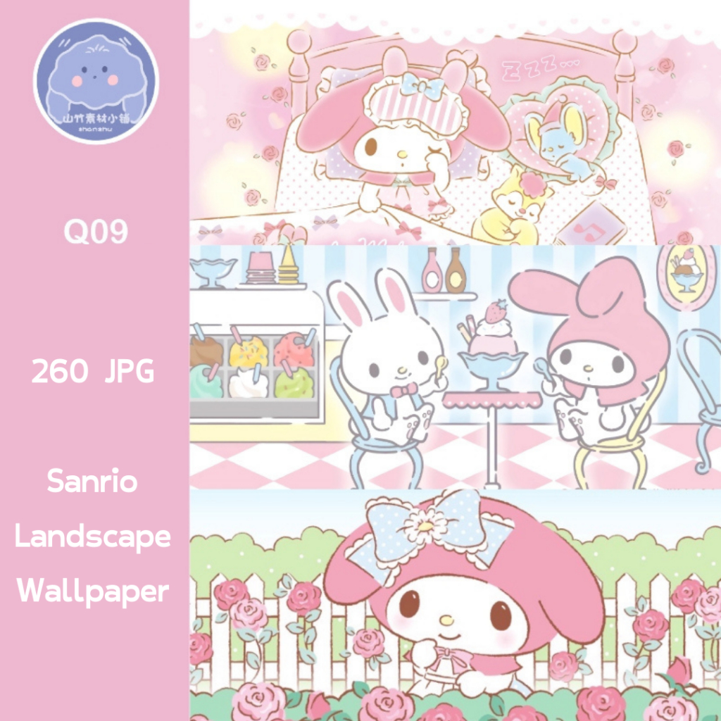 Jual Wallpaper for laptop tablet ipad --- Sanrio Landscape Background ...