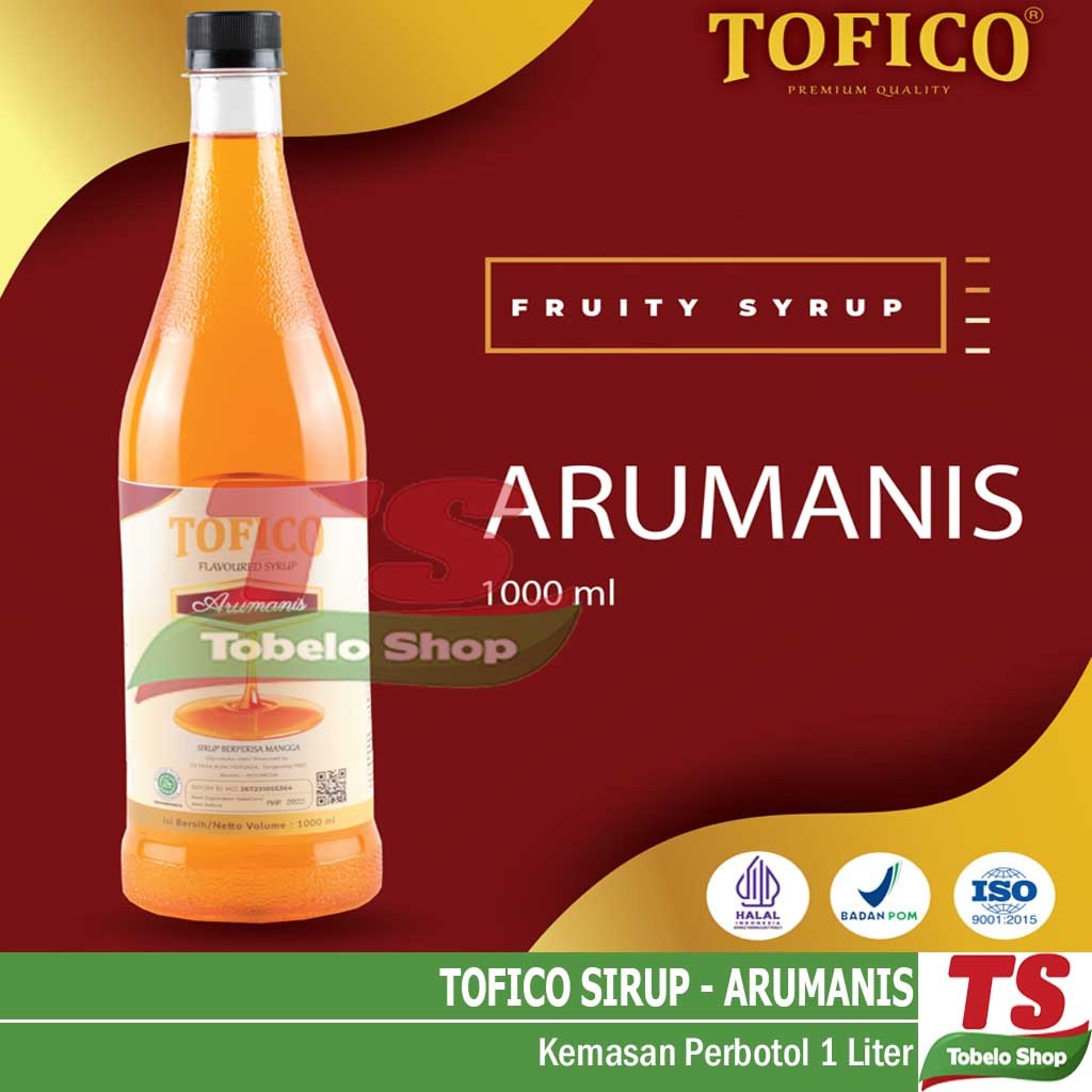 Jual TOFICO ARUMANIS MANGO SYRUP 1 LITER / TOFICO ARUMANIS MANGO SIRUP ...