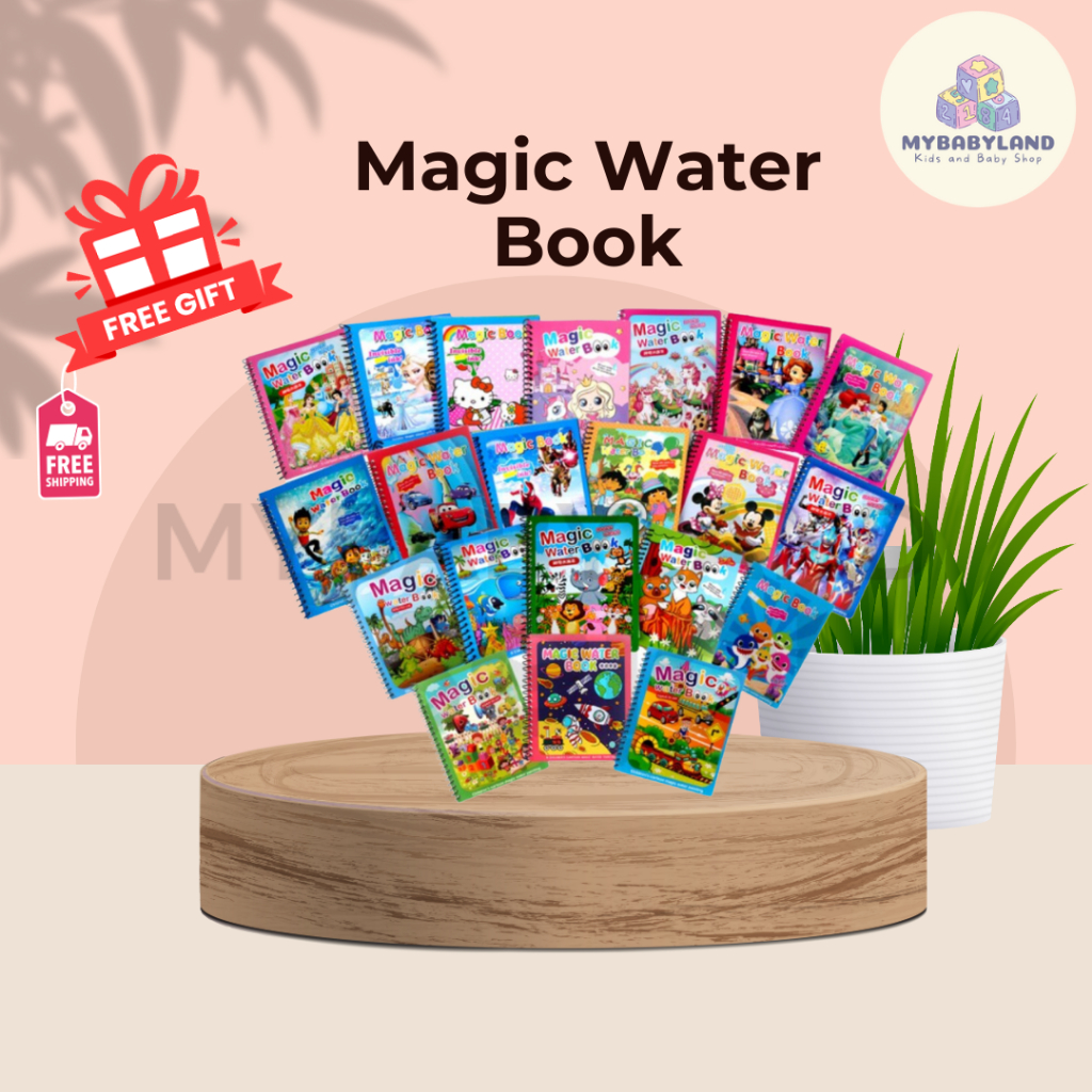 Jual Magic Water Book | 3in1 Buku Painting AJAIB | Mainan Edukasi Anak ...